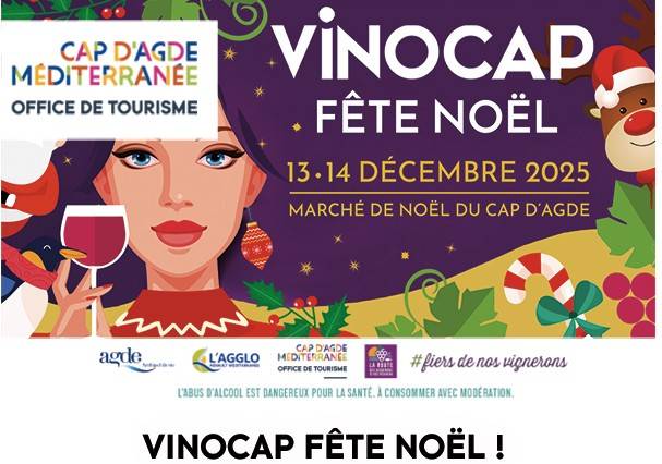 Vinocap de Noel - Marché de noel cap d'Agde 2025- Hôtel Gil de France ...